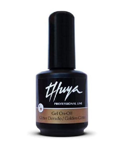 Thuya Gel On-Off 7ml- Gold Glitter – Milia Cosmetics