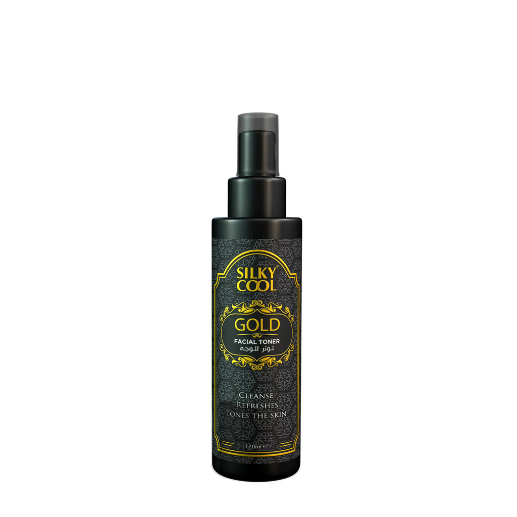 Silky Cool Gold Facial Toner - 120ml with Salicylic Acid ,Pore-Minimiz ...