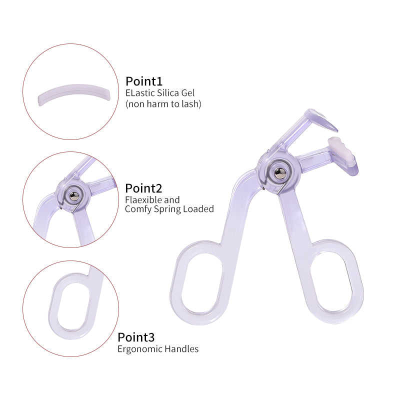 Eyelash Curler LLT09 - Purple Wide & Detail Curlers for Perfect Lower ...