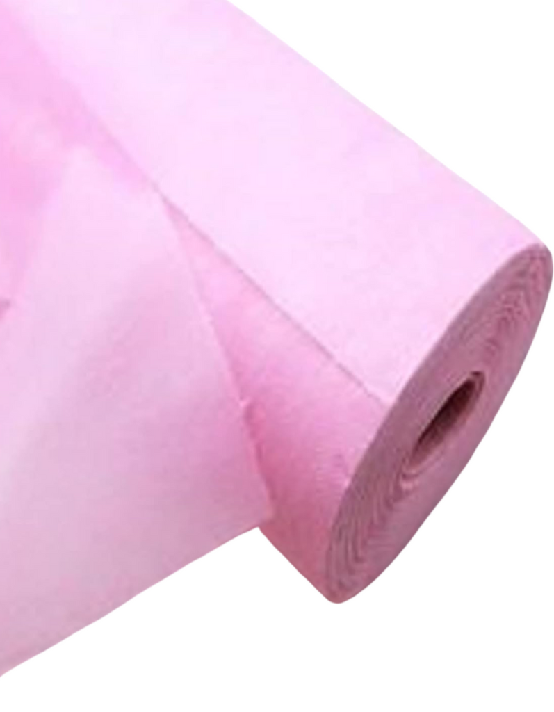 Disposable Pink Bed Roll - 80 x 180 cm for Salons, Spas and Various Ot ...
