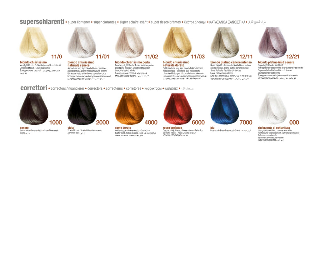 Innovation evo hair color chart / catalog : Discover your perfect shad ...