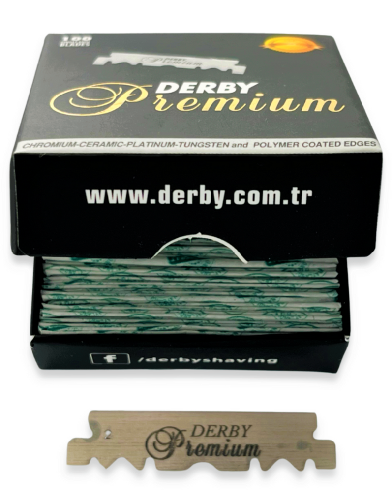 DERBY PROFESSIONAL SINGLE EDGE PREMIUM 100 BLADES (BLACK) | Milia ...