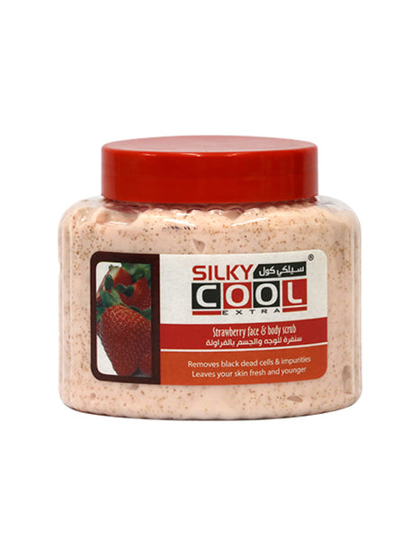 Silky Cool Face & Body Scrub 500 Ml - Strawberry – Milia Cosmetics