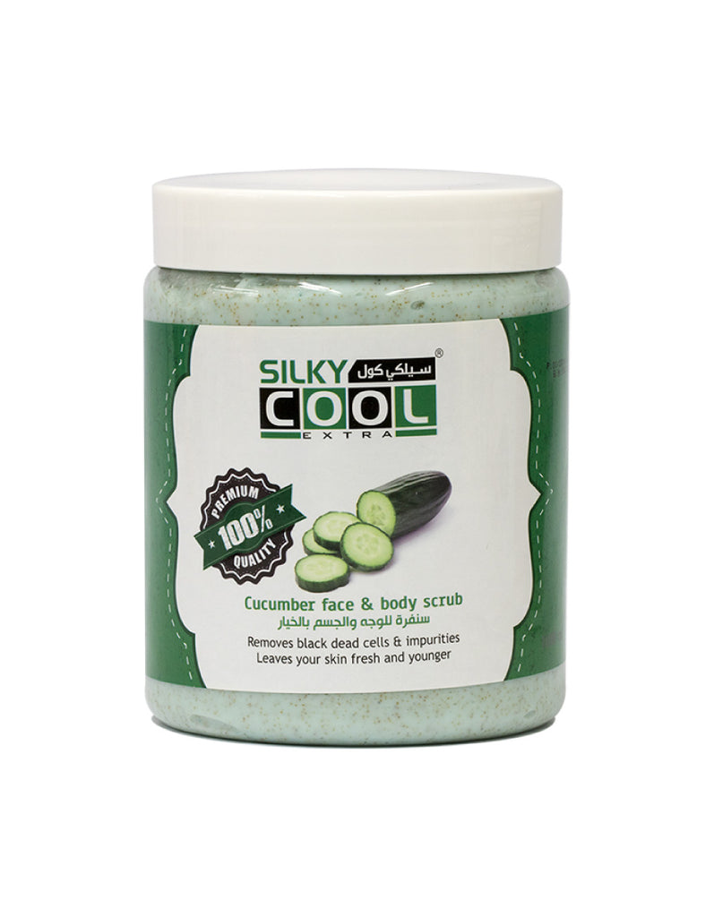 Silky Cool Face & Body Scrub 1000 Ml - Cucumber – Milia Cosmetics