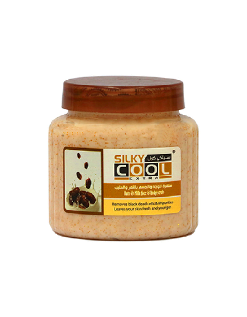 Silky Cool Face & Body Scrub 300 Ml - Date & Milk – Milia Cosmetics