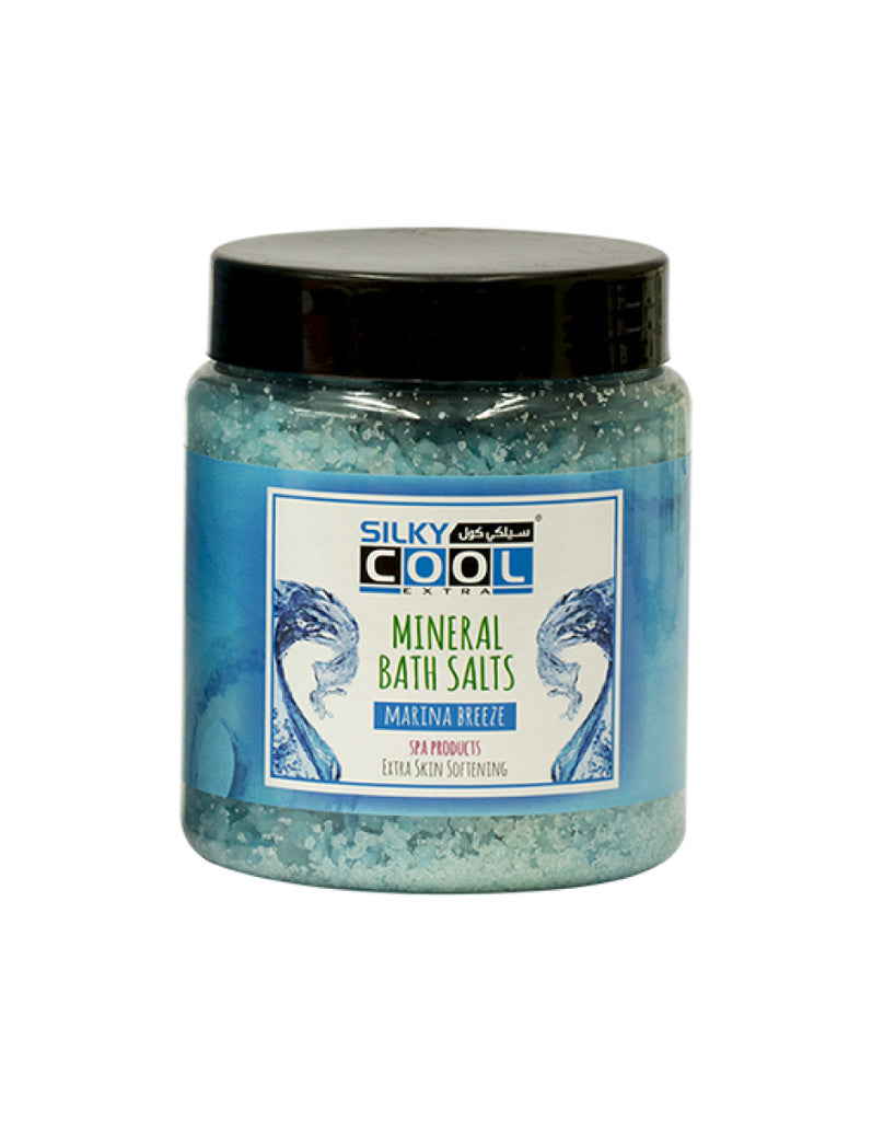Silky Cool Mineral Bath Salt 750 - Marina Breeze – Milia Cosmetics