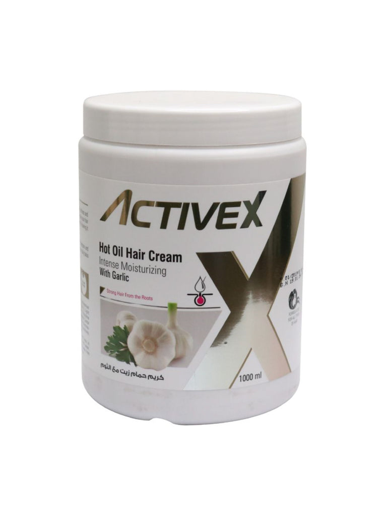 Shop ActiveX Hot Oil Hair Cream 1000 Ml - Garlic | Strengthening | UAE ...