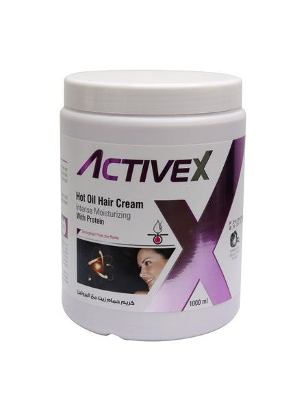 Shop ActiveX Hot Oil Hair Cream 1000 Ml - Protein | Strengthening | UAE ...