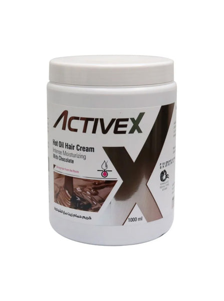 Shop ActiveX Hot Oil Hair Cream 1000 Ml - Chocolate | Nourishing | UAE ...