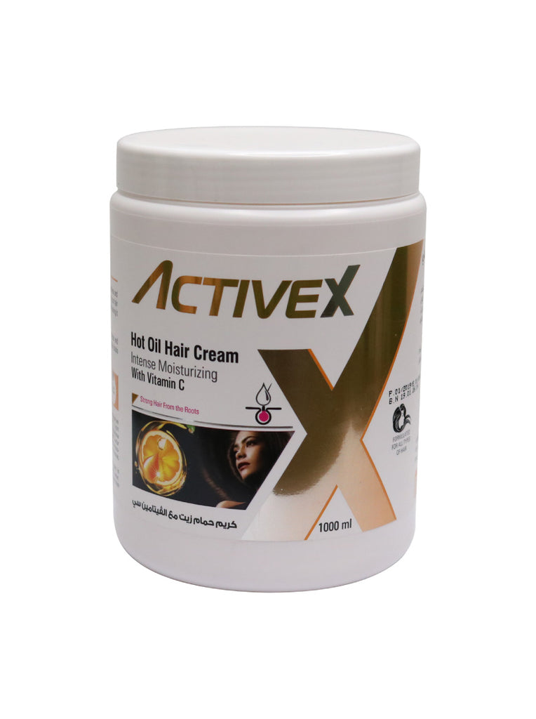 Buy ActiveX Hot Oil Hair Cream 1000 Ml - Vitamin C | Nourishing | UAE ...