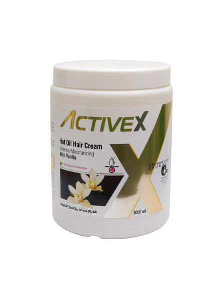 Shop ActiveX Hot Oil Hair Cream 1000 Ml - Vanilla | Nourishing | UAE ...