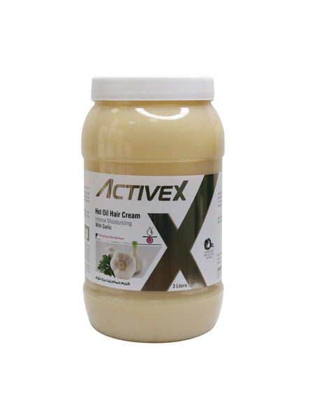 Buy ActiveX Hot Oil Hair Cream 2 Litre - Garlic | Nourishing | UAE ...