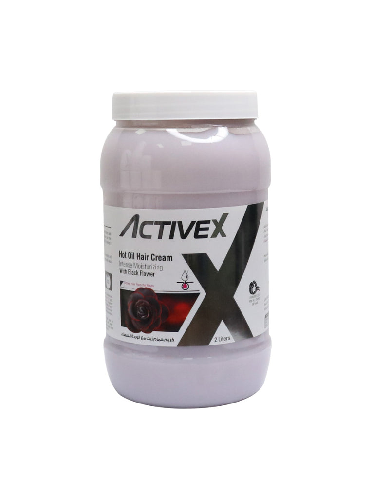 Buy ActiveX Hot Oil Hair Cream 2 Litre - Black Flower | Nourishing ...