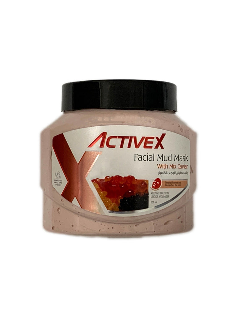 Buy ActiveX Facial Mud Mask 500ml - Caviar | Anti-Aging Skincare | UAE ...