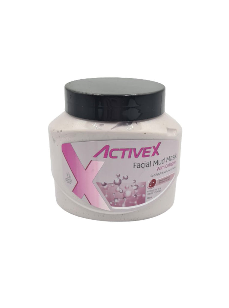 Buy ActiveX Facial Mud Mask 500ml - Collagen | Firming Skincare | UAE ...