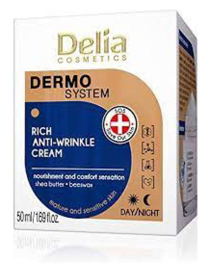 Delia Dermo System Rich Anti Wrinkle Cream 50 ml – Milia Cosmetics